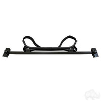 Red Hawk Universal Golf Cart Rear Seat Golf Bag Rack Adjustable Attach ...